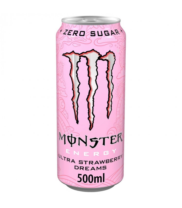 Bevanda Monster Energy STRAWBERRY DREAMS Lattina da 500ml cartone da 12 pz.