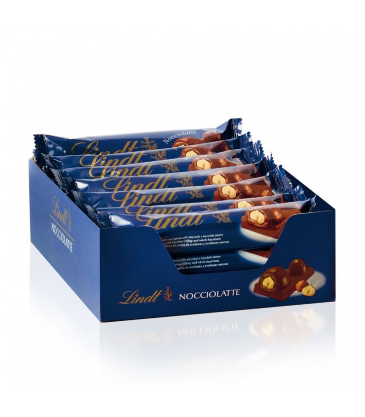 BARRETTA NOCCIOLATTE LINDT 35g CONF. 18 pz. (IN PRENOTAZIONE C/O I ...