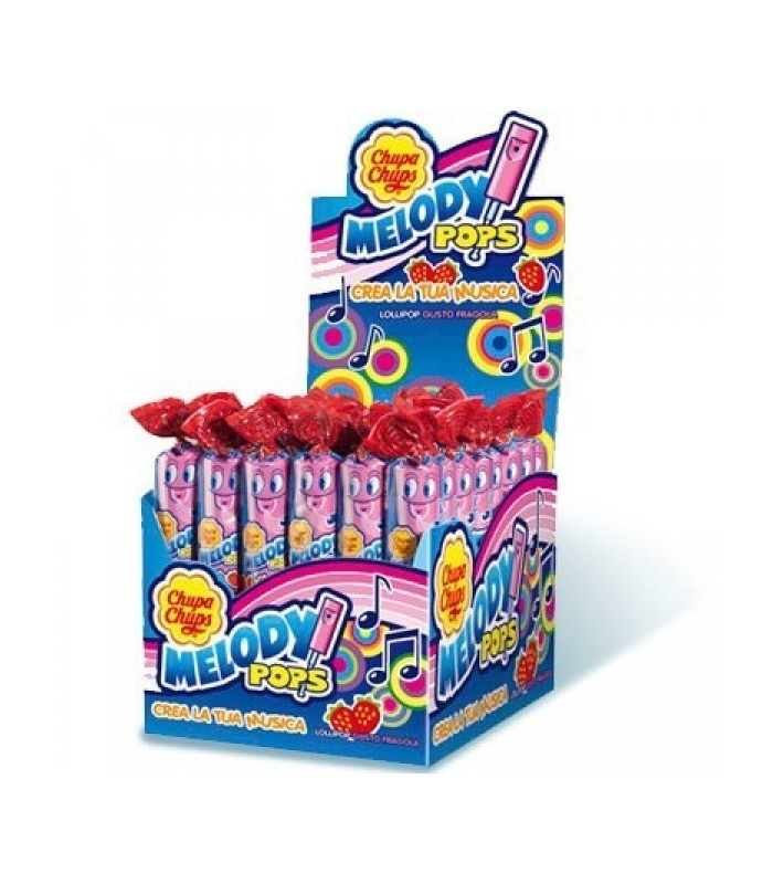 CHUPA CHUPS MELODY POPS SFUSO CONF. DA 48 PZ. - La Suprema srl