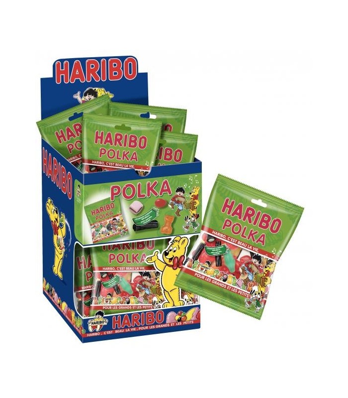 HARIBO POLKA 40 GR. ESPOSITORE DA 30 BUSTINE - La Suprema srl