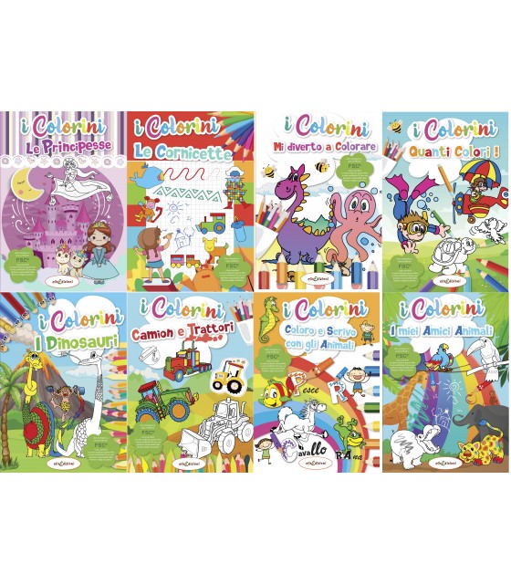Album e Libri da Colorare e da Leggere